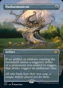 magic: the gathering - panharmonicon (395) - borderless - foil - double masters 2022