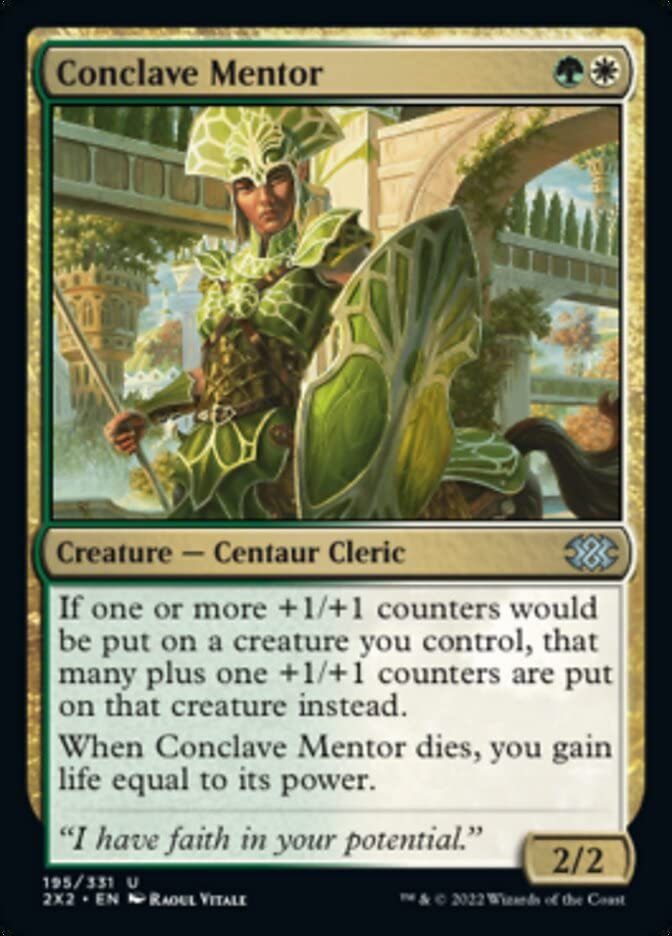 Magic: the Gathering - Conclave Mentor (195) - Double Masters 2022