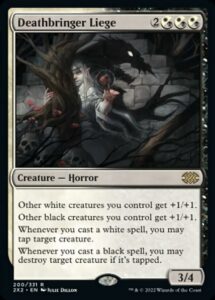 magic: the gathering - deathbringer liege (200) - double masters 2022