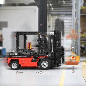 JMBricklayer Forklift Building Block Kit - 1:10 MOC Forklift RC Construction Machinery Building Block Truck Set, Model Brick Toys, Gift Toys for Teens Age 14+/Adults and Block Collectors(2044 Pieces)