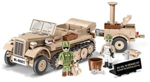 cobi toys 367 pcs hc wwii /2272/ 'sd.kfz.10 & field kitchen executive edition