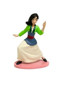 mulan playful in action pvc cake topper figure figurine rare collect new 3” gift