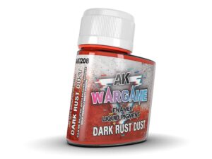 ak wargame liquid pigments ak1208 dark rust dust (35ml)