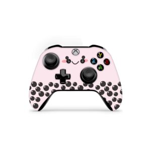 zoomhitskins controller skin compatible with x1 s and x1 x, vinyl sticker technology, pastel pink bubble tea lover milk kawaii cute, durable, 1 skin, made in the usa