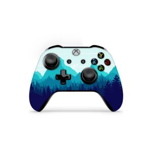 zoomhitskins controller skin compatible with x1 s and x1 x, vinyl sticker technology, landscape blue mountain sky art, durable, 1 skin, made in the usa