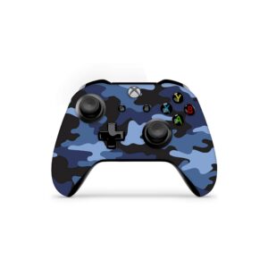 zoomhitskins controller skin compatible with x1 s and x1 x, vinyl sticker technology, camo army blue navy sea camouflage soldier, durable, 1 skin, made in the usa