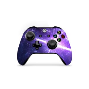 zoomhitskins controller skin compatible with x1 s and x1 x, vinyl sticker technology, purple black universe supernova pulsar stars, durable, 1 skin, made in the usa