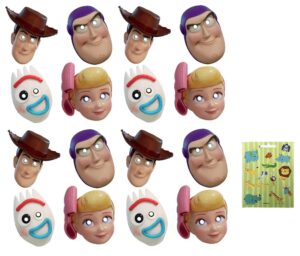 amscan toy story party supplies bundle pack includes party paper masks - 16 masks