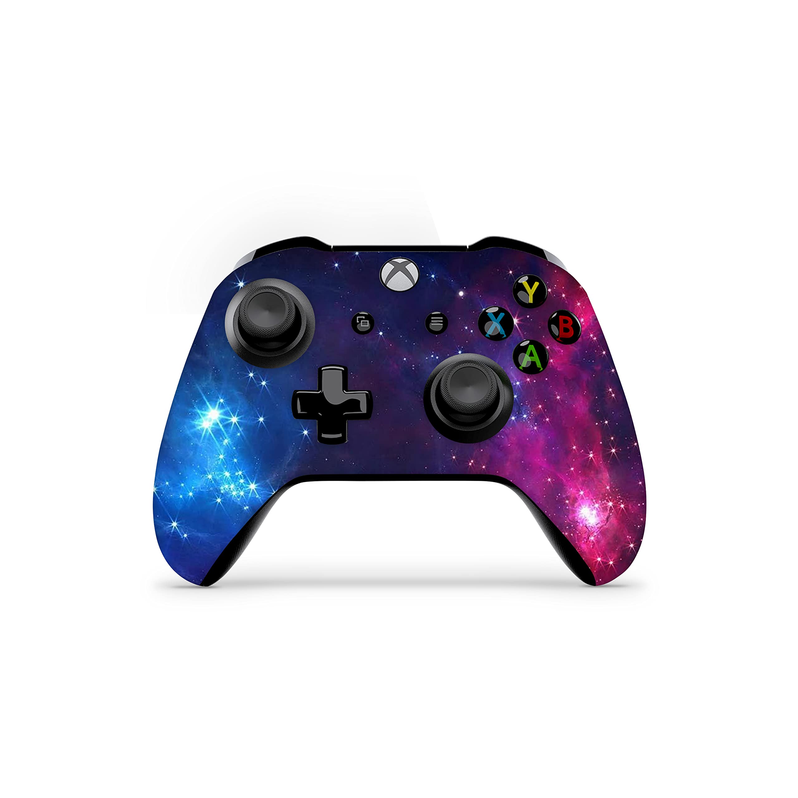 ZOOMHITSKINS Controller Skin Compatible with X1 S and X1 X, Vinyl Sticker Technology, Blue Purple Galaxy Nebula Universe Stars Space, Durable, 1 Skin, Made in The USA