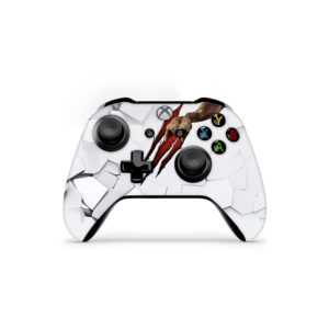 zoomhitskins controller skin compatible with x1 s and x1 x, vinyl sticker technology, dinosaur white reptile t rex, durable, 1 skin, made in the usa