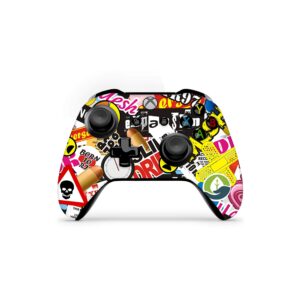 zoomhitskins controller skin compatible with x1 s and x1 x, vinyl sticker technology, graffiti city wall street art, durable, 1 skin, made in the usa