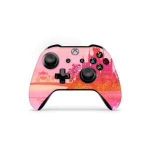 zoomhitskins controller skin compatible with x1 s and x1 x, vinyl sticker technology, pink red orange princess castle fairytale, durable, 1 skin, made in the usa