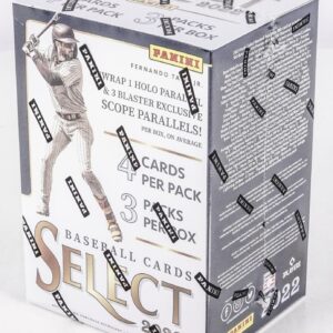 2022 Panini Select MLB Baseball Blaster Box - 4 Packs Per Box - 12 Trading Cards Total Per Box