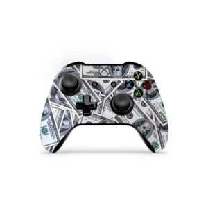 zoomhitskins controller skin compatible with x1 s and x1 x, vinyl sticker technology, us dollar pattern notes, durable, 1 skin, made in the usa