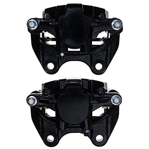 Power Stop S5030BLK Rear Pair of High-Temp Black Powder Coated Calipers