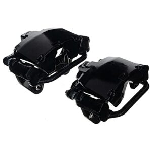 Power Stop S5030BLK Rear Pair of High-Temp Black Powder Coated Calipers