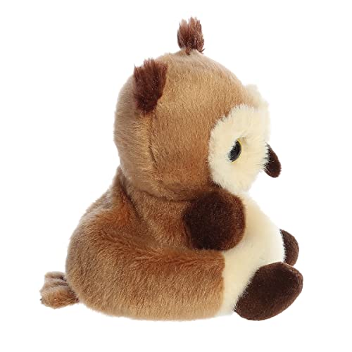 Aurora® Adorable Palm Pals™ Barnie Owl™ Stuffed Animal - Pocket-Sized Play - Collectable Fun - Brown 5 Inches