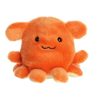 aurora® adorable palm pals™ ditsy octopus™ stuffed animal - pocket-sized play - collectable fun - orange 5 inches