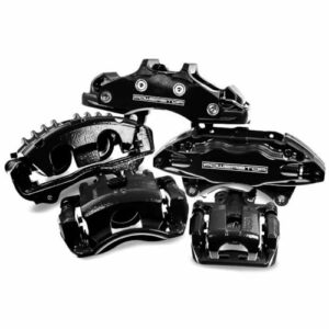 power stop s5030blk rear pair of high-temp black powder coated calipers