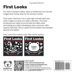 First Looks: Food From A To Z: High Contrast Book For Newborns (First Looks: High Contrast Book For Newborns)