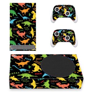 vanknight xbox series s slim console dinosaurs wrap skin decals stickers for xbox series s console wrap cute dino