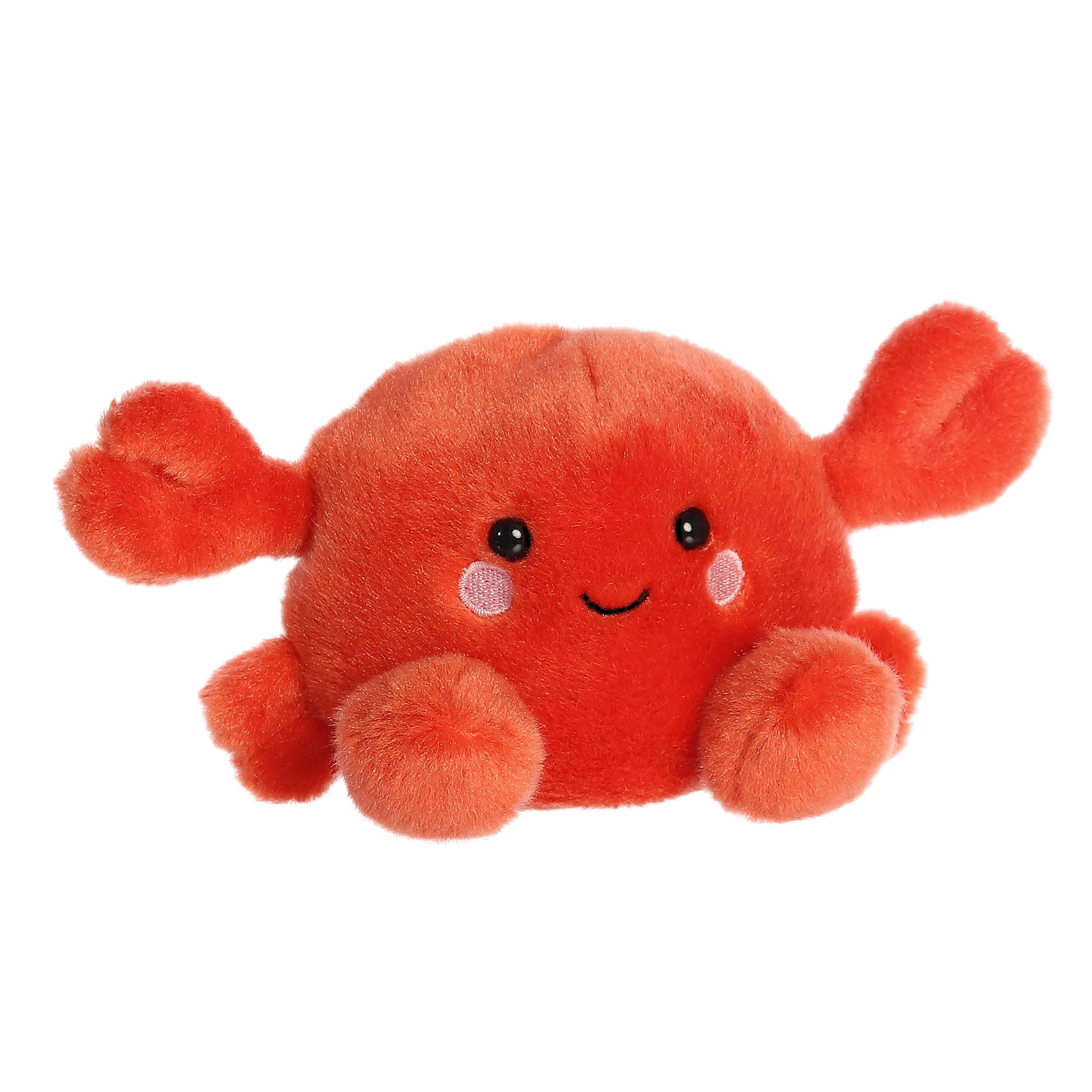 Aurora® Adorable Palm Pals™ Snippy Crab™ Stuffed Animal - Pocket-Sized Play - Collectable Fun - Red 5 Inches