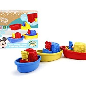 Green Toys Mickey Mouse Linking Boats