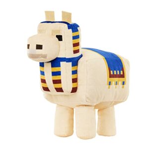 minecraft basic llama plush, video-game character soft doll, collectible toy gift for ages 3 years & older