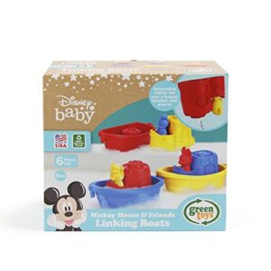 Green Toys Mickey Mouse Linking Boats