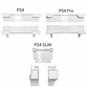 MODJUEGO Enhancement Wall Mount for PS4 PlayStation 4 Controller Game Pad Dock Gamepad Stand with Expansion/Self-Tapping Sc (White) (Original, White)