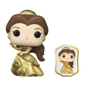 funko pop! ultimate princess collection - belle pop & pin vinyl figure - shop exclusive