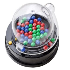 bingo lotto game electric lotto ball machine mini machine portable bingo machine toy jackpot machine with fortunate number picker for family table games