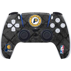 skinit gaming decal skin compatible with ps5 and compatible with ps5 digital edition dualsense controller - officially licensed nba indiana pacers dark rust design