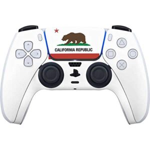 skinit decal gaming skin compatible with ps5 and compatible with ps5 digital edition dualsense controller - skinit originally designed california republic design