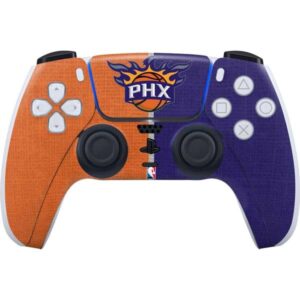 skinit decal gaming skin compatible with ps5 controller - officially licensed nba phoenix suns canvas design