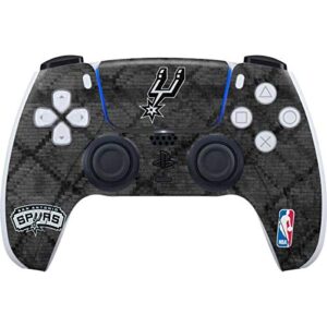 skinit gaming decal skin compatible with ps5 and compatible with ps5 digital edition dualsense controller - officially licensed nba san antonio spurs dark rust design