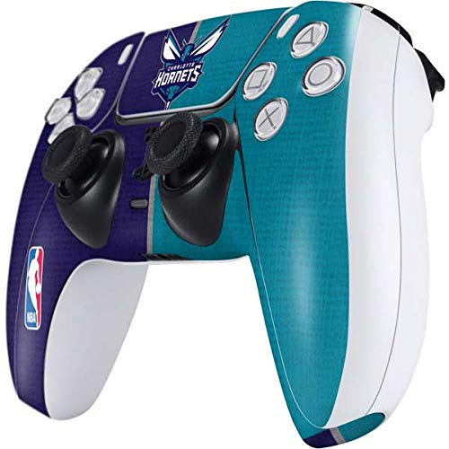 Skinit Decal Gaming Skin Compatible with PS5 Controller - Officially Licensed NBA Charlotte Hornets Canvas Design