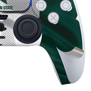 Skinit Decal Gaming Skin Compatible with PS5 and Compatible with PS5 Digital Edition DualSense Controller - Officially Licensed Michigan State University Spartans Jersey Design