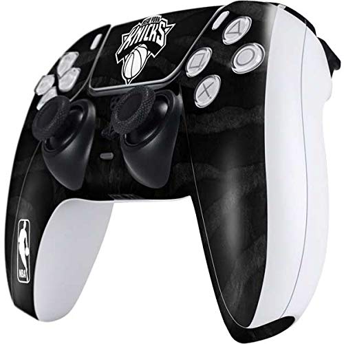 Skinit Decal Gaming Skin Compatible with PS5 Controller - Officially Licensed NBA New York Knicks Black Animal Print Design