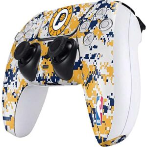 Skinit Gaming Decal Skin Compatible with PS5 and Compatible with PS5 Digital Edition DualSense Controller - Officially Licensed NBA Indiana Pacers Digi Camo Design