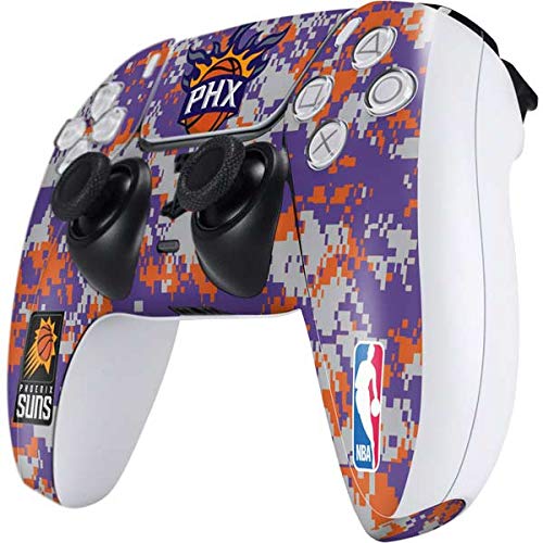 Skinit Decal Gaming Skin Compatible with PS5 Controller - Officially Licensed NBA Phoenix Suns Digi Camo Design