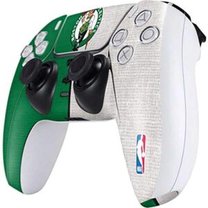 Skinit Decal Gaming Skin Compatible with PS5 Controller - Officially Licensed NBA Boston Celtics Canvas Design