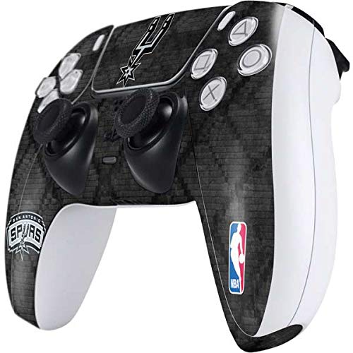 Skinit Gaming Decal Skin Compatible with PS5 and Compatible with PS5 Digital Edition DualSense Controller - Officially Licensed NBA San Antonio Spurs Dark Rust Design