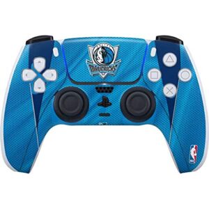 skinit gaming decal skin compatible with ps5 and compatible with ps5 digital edition dualsense controller - officially licensed nba dallas mavericks jersey design