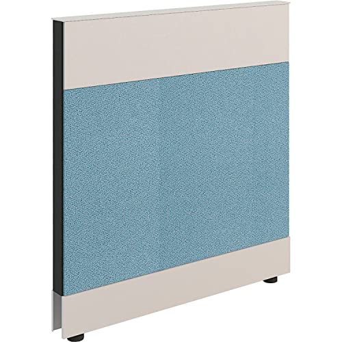 Global Industrial Modular Partition Base Panel, 36" W x 38" H, Blue