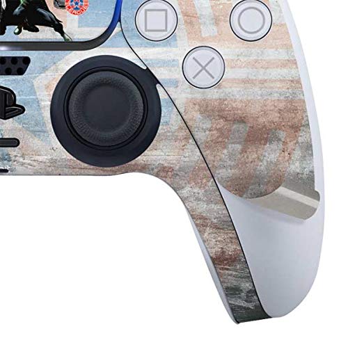 Skinit Decal Gaming Skin Compatible with PS5 and Compatible with PS5 Digital Edition DualSense Controller - Officially Licensed Warner Bros Justice League Heros Design