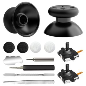 13-in-1 replacement kit for oculus quest 2 controller/meta quest 2 controller - featuring oysticks, thumbsticks, screwdriver, tweezer, and pry tool.