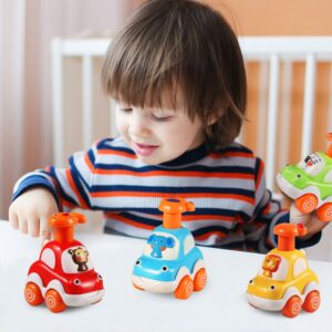 ALASOU Animal Car Baby Toys for 1 2 Year Old Boy|First Birthday Gifts for Toddler Toys Age 1-2|1 2 Year Old Boy Birthday Gift for Infant Toddlers