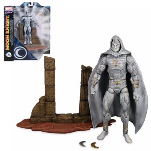 moon knight action figure – marvel select by diamond – 7''