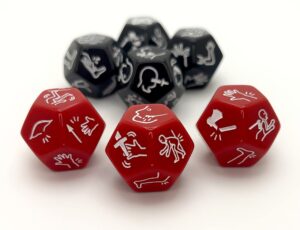 critical hit and fumble set - the dice of death & dismemberment